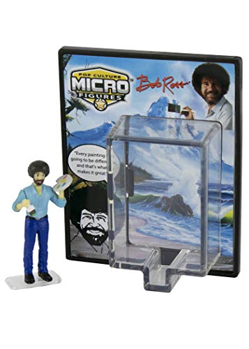 Worlds Smallest Bob Ross Pop Culture Micro Figure - Famous Microgreens