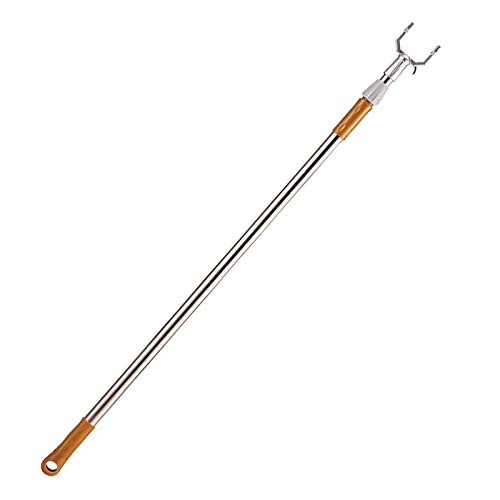 Long Stick with Hook 63" Extend Reach Pole Closet Reaching Pole for ...