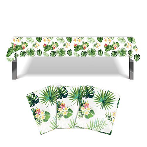 Hawaiian Luau Table Covers 3 Pack Hawaiian Luau Tablecloths Disposable ...