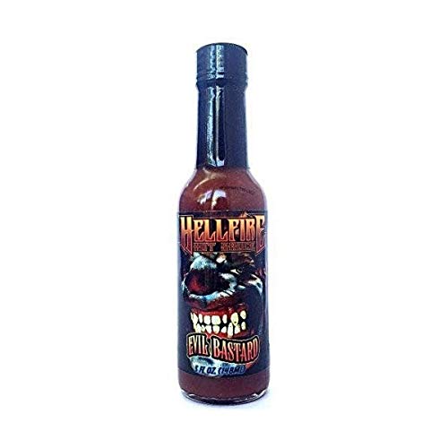 Hellfire Evil Bastard Hot Sauce - Famous Microgreens