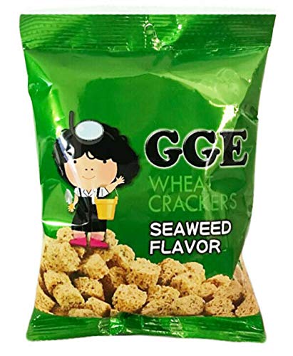 GGE Japanese Ramen Wheat Crackers -Seaweed Flavor- - Pack of 5 - Famous ...