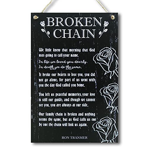 CARISPIBET Broken Chain - Poem memorial bereavement sympathy condolence ...