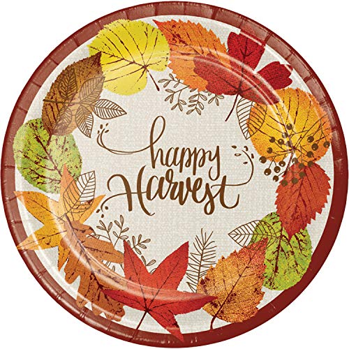 Creative Converting Happy Harvest Paper Plates 9" Multi-color - Famous ...