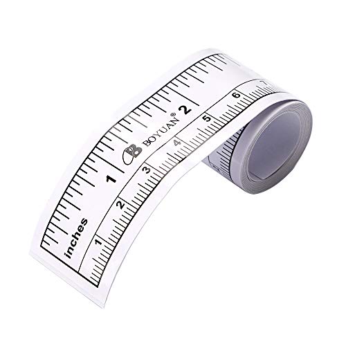 Self Adhesive Measure Tape Stickers Metric Adhesive Silver Sewing Tape ...
