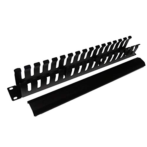 Horizontal Cord Management Cable Manager- Rack Mount 1RU 1U ...