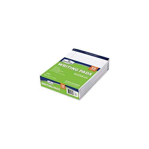 Member's Mark Perforated Writing Pad 8.5" x 11" White 15ct. - Famous ...