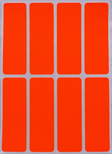 Royal Green 3" x 1" Labels for File folders neon red Stickers - 120 ...