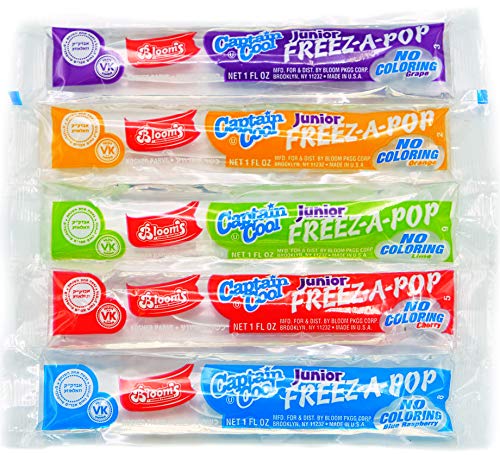 Freeze Pops JUNIOR No Coloring Popsicle Freeze-A-Pop Icicle Icee ...