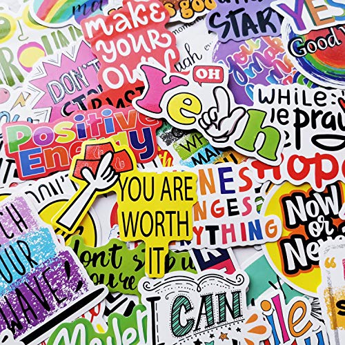 50Pcs Positive Power Decals Inspirational Words School Locker Sticker ...