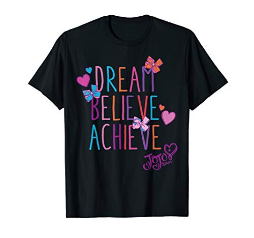 Nickelodeon JoJo Siwa Dream Believe Achieve T-Shirt - Famous Microgreens