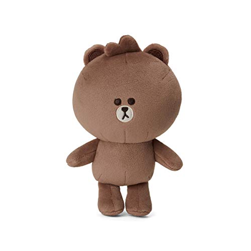 LINE FRIENDS Mini Friends Collection Brown Character Cute Plush Toy ...