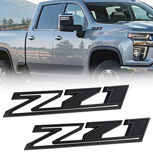 JINGSEN 2PC Z71 Emblems 2019 To 2021 Replacement Silverado 1500 2500 ...