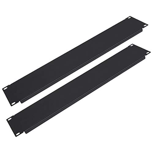 2U Rack Blank Panel Metal Rack Mount Filler Panel Spacer Heavy-Duty ...