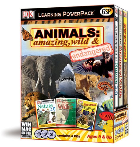 Animals- Amazing Wild and Endangered Learning Power Pack -Win-Mac ...