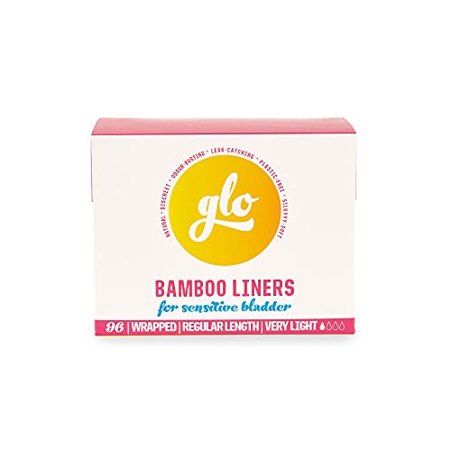 glo - Mega Pack of Bamboo Incontinence Panty Liners Natural Comfort ...