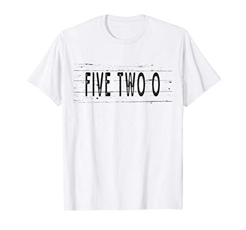 520 Area Code Five Two O Wood Grain T-Shirt - Famous Microgreens