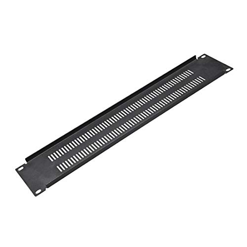uxcell 2U Blank Rack Mount Panel Spacer with Venting for 19-Inch Server ...