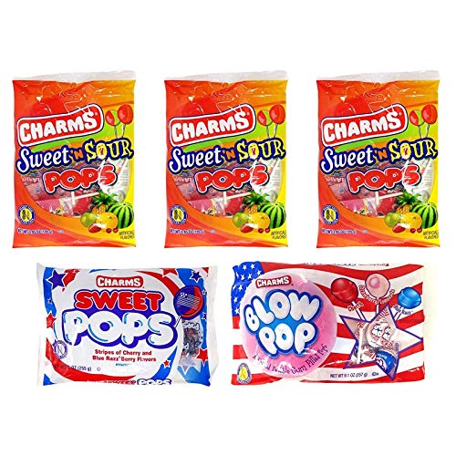 Assorted Flavors Lollipops Sweet and Sour Blow Pops Sweet Pop Bulk ...