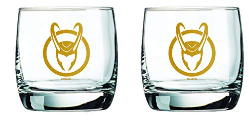 Marvel Collectible Whiskey Glasses -Loki- - Famous Microgreens