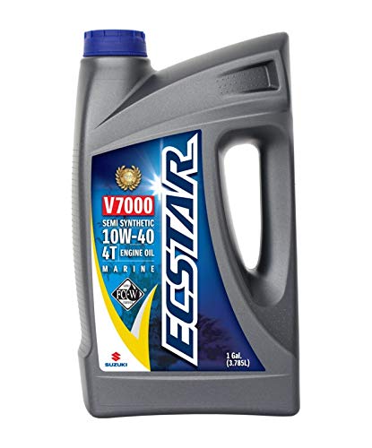 Suzuki ECSTAR V7000 10W-40 Marine 4-Stroke Engine Oil 1 Gal -990C0 ...