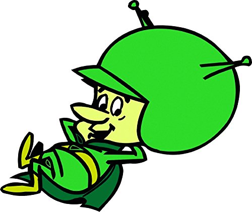 The Flintstones The Great Gazoo -Size W6.9 x H11 Centimeter- Sticker ...