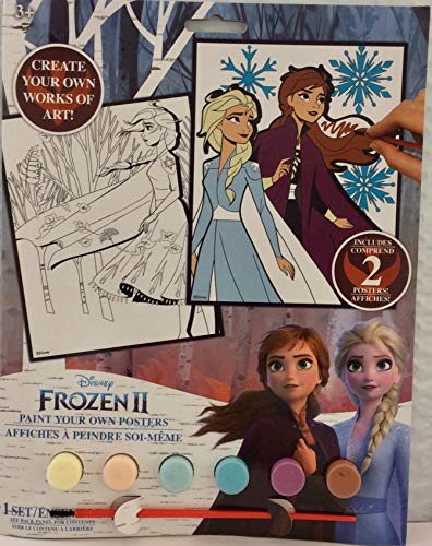 Frozen II Paint Your Own Posters Kit - Famous Microgreens