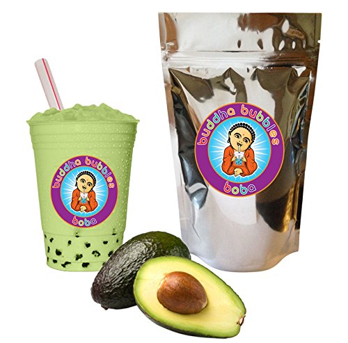 NEW TASTE ! Avocado Boba / Bubble Tea Drink Mix Powder By Buddha ...