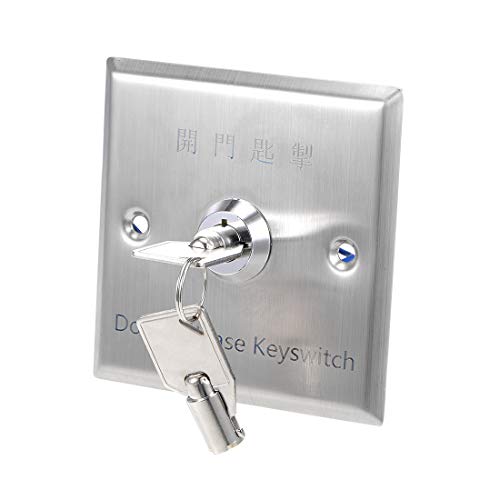 uxcell Exit Switch On/Off Key Switches Emergency Door Release SPST for ...