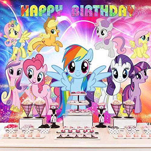 My Little Pony Backdrop Birthday Party Supplies Photography Backdrops ...