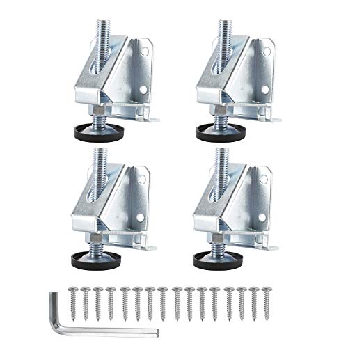 Artilife 4Pack Heavy Duty Furniture Leveler Legs 2 Inch Height ...