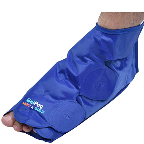 GelPaq Ankle Ice Pack Wrap and Foot Ice Pack - Complete Coverage Boot ...