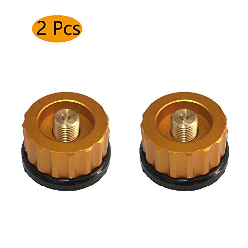 ZERIRA 2 Pieces Camping Stove Adapter Camp Propane Tank Connector Valve ...