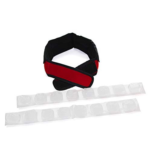 FlexiFreeze Cooling Collar - Neck Cooling Ice Wrap, Red - Famous ...