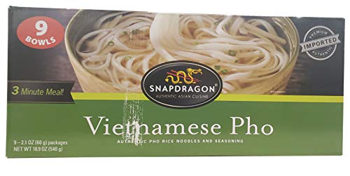 Snapdragon Vietnamese Pho Bowls, 2.1 Oz, 9Count,, 18.9 Oz () - Famous ...