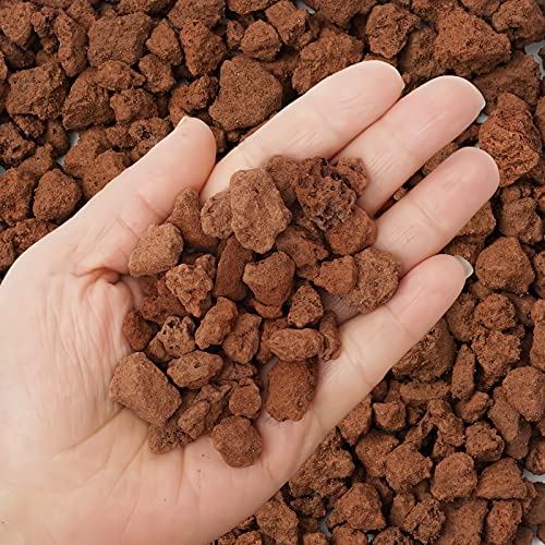 2.7lb Horticultural Lava Rocks - Red Decorative Landscaping Pebbles ...