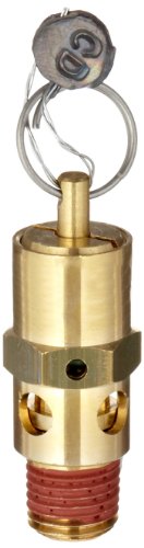 Control Devices SA Series Brass ASME Safety Valve, 150 psi Set Pressure ...