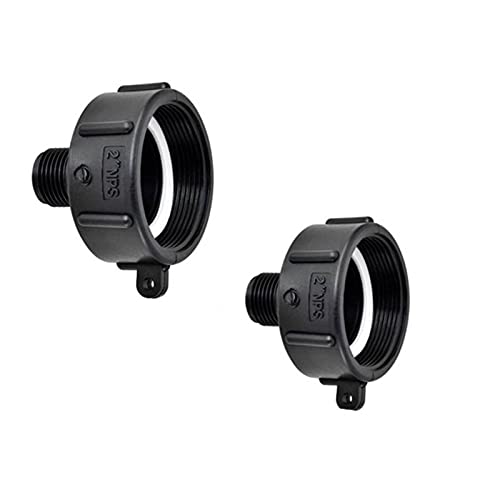 Allgreen 2PCS IBC Tote Fittings Tank IBC Water Tank Connector Fitting ...