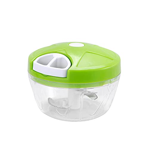 Pull Chop Chopper/Manual Food Processor with Cord Mechanism, Green ...