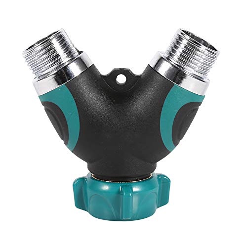 EVTSCAN 1Pc Garden Hose Connector NPT3/4 2 Way Heavy Duty Garden Hose ...