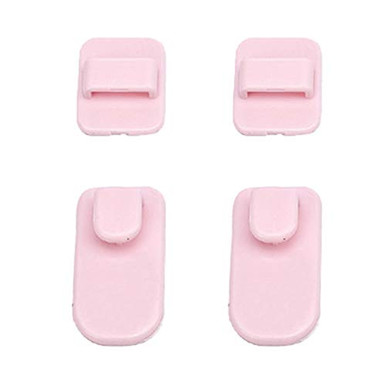 Sticky Hook, 2 Pairs Home Remote Control Hook Sticker Holder Self ...