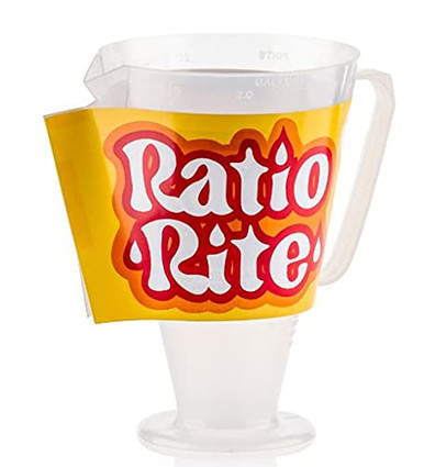 RATIO RITE MEASURING CUP - Famous Microgreens
