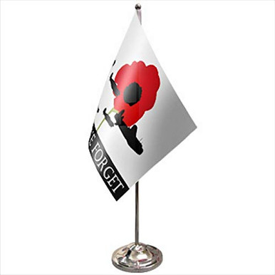 Royal Air Force RAF Lest We Forget Satin and Chrome Office Desk Table ...