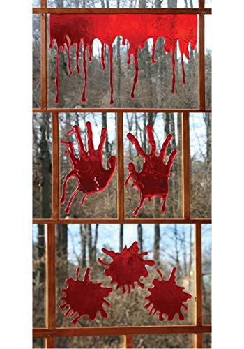 Blood Splatter Window Clings - ST - Famous Microgreens