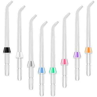 8 Pieces Flosser Replacement Tips Water Flosser Replacement Classic Jet ...