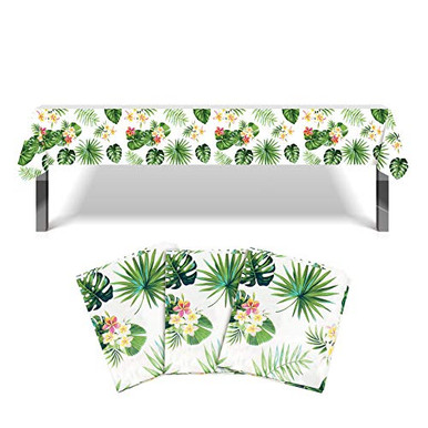 Hawaiian Luau Table Covers 3 Pack Hawaiian Luau Tablecloths Disposable ...