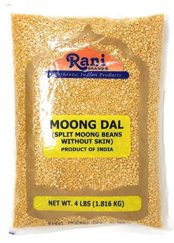 Rani Moong Dal -Split Mung Beans without skin- Lentils Indian 4lbs ...