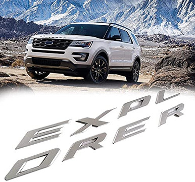 3D ABS Letters Front Hood Emblem Fit 2011-2021 Explorer Sport Hood ...