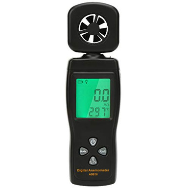 Handheld Anemometer, Smart Sensor AS816 Mini Digital Anemometer 0.3-30m ...