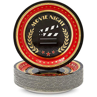 Paper Plates Movie Night Party Decorations -7 Inches 48 Pack- - Famous ...