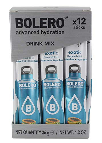 Bolero Advanced Hydration Mix Single Serve Drink Mix Packets Sugar-Free ...